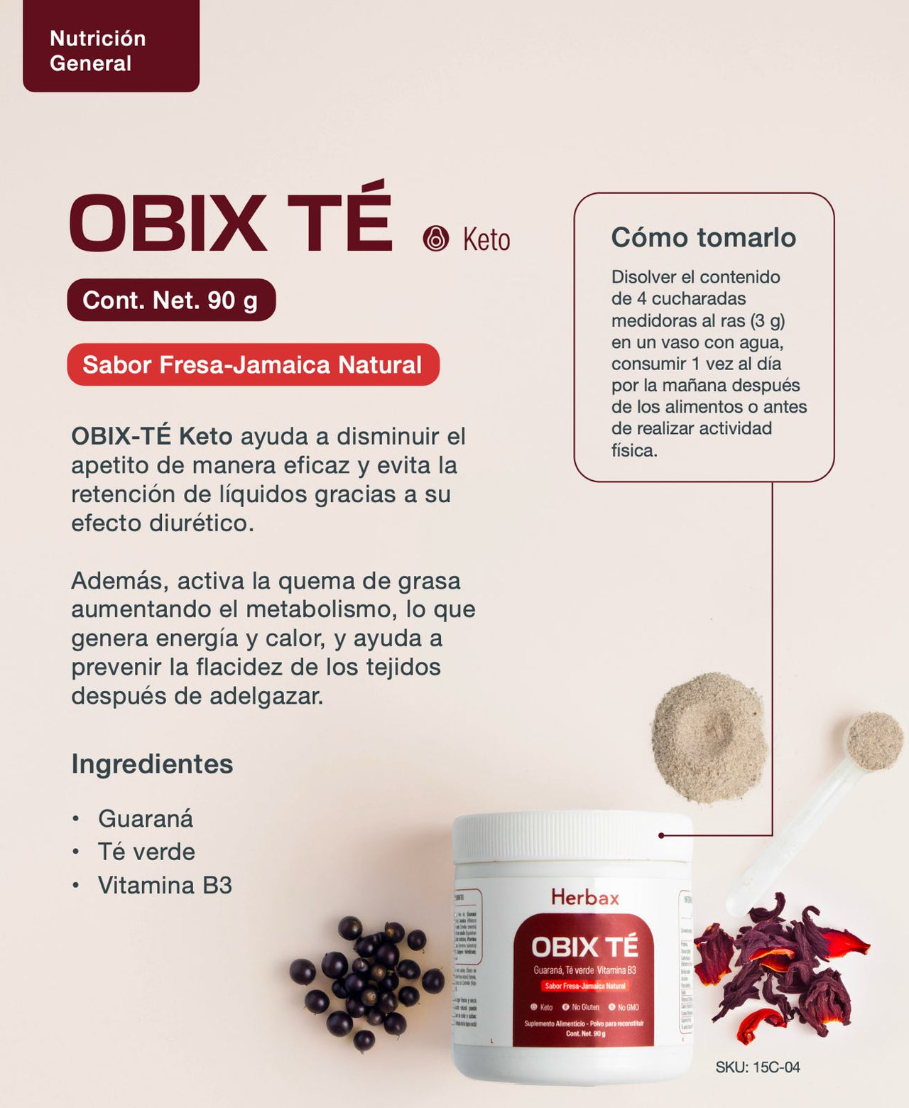 OBIX TÉ KETO – Herbax | Tienda en Línea